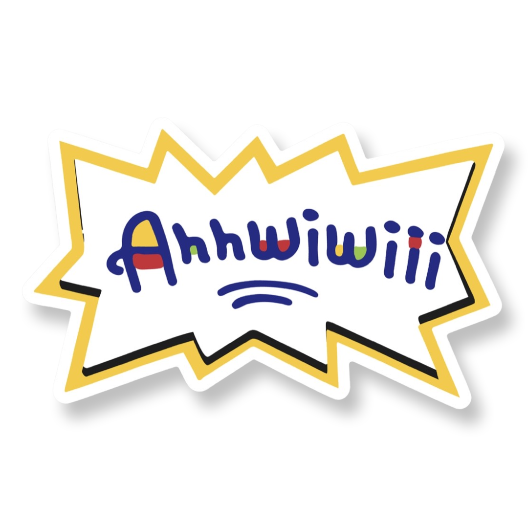 AHHWIWIII STICKER – AJ Greene
